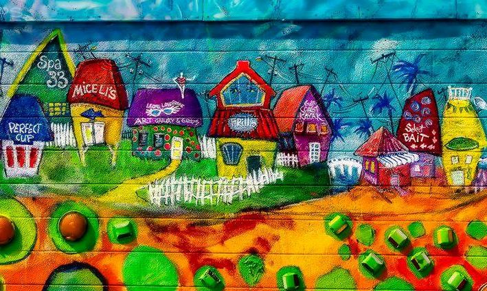 I painted a mural to welcome folks into Matlacha Island – Leoma Lovegrove